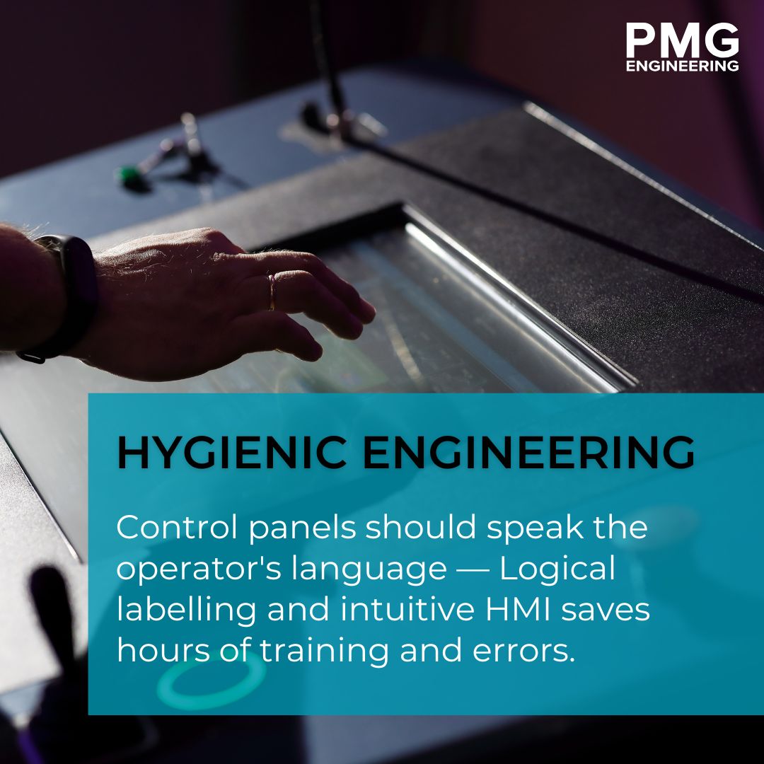 Control Panels with Logical Labelling & Intuitive HMI – Operator-Friendly Design | PMG Engineering