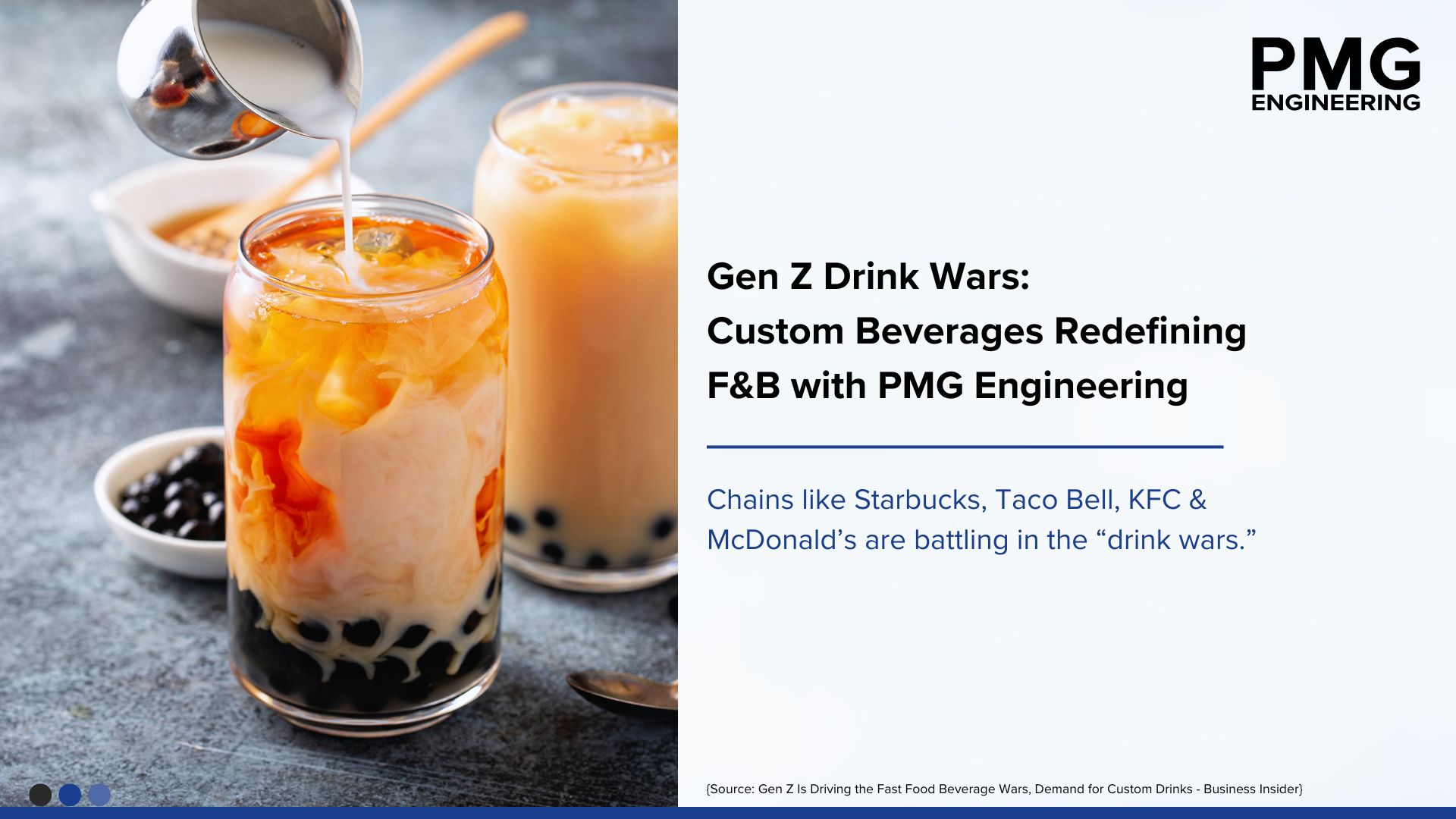 Gen Z Drink Wars: Custom Beverages Redefining F&B with PMG Engineering | PMG Engineering